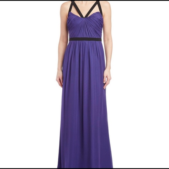 Jill Stuart | Dresses | Jill Jill Stuart Bluestone Silk Chiffon Gown 2 ...